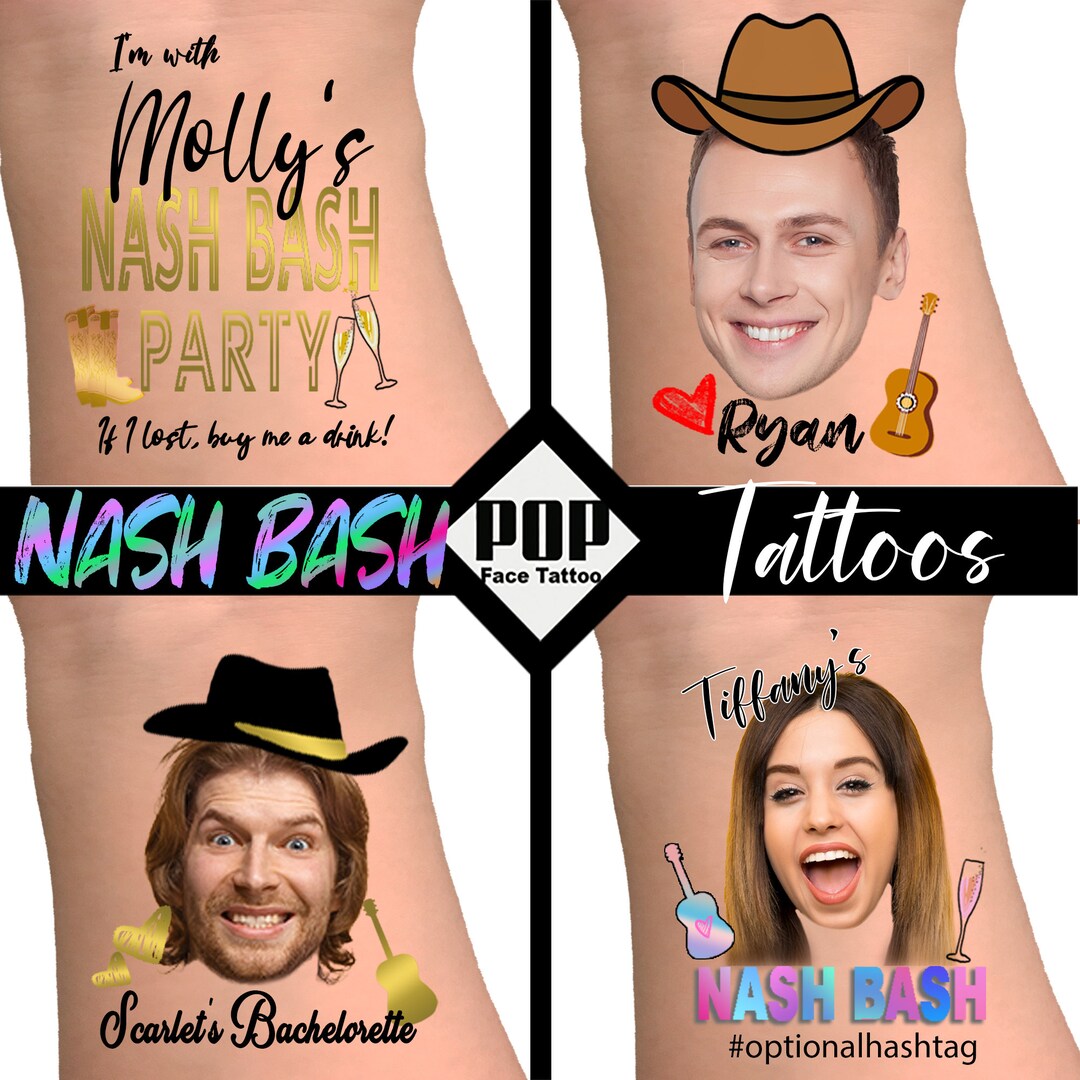 Nashville Bachelorette Party Nash Bash Custom Tattoos Nashelorette