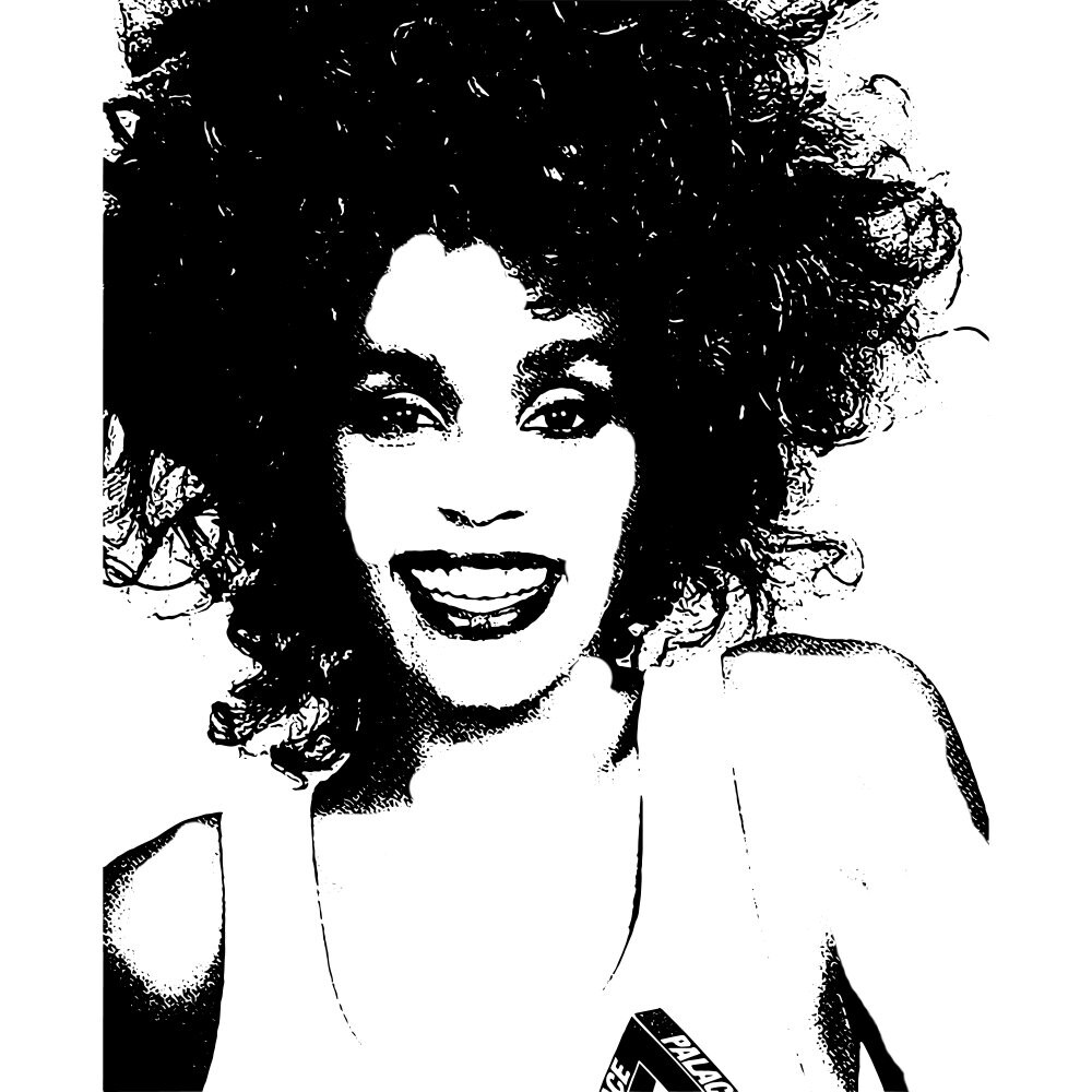Whitney Houston SVG | Etsy