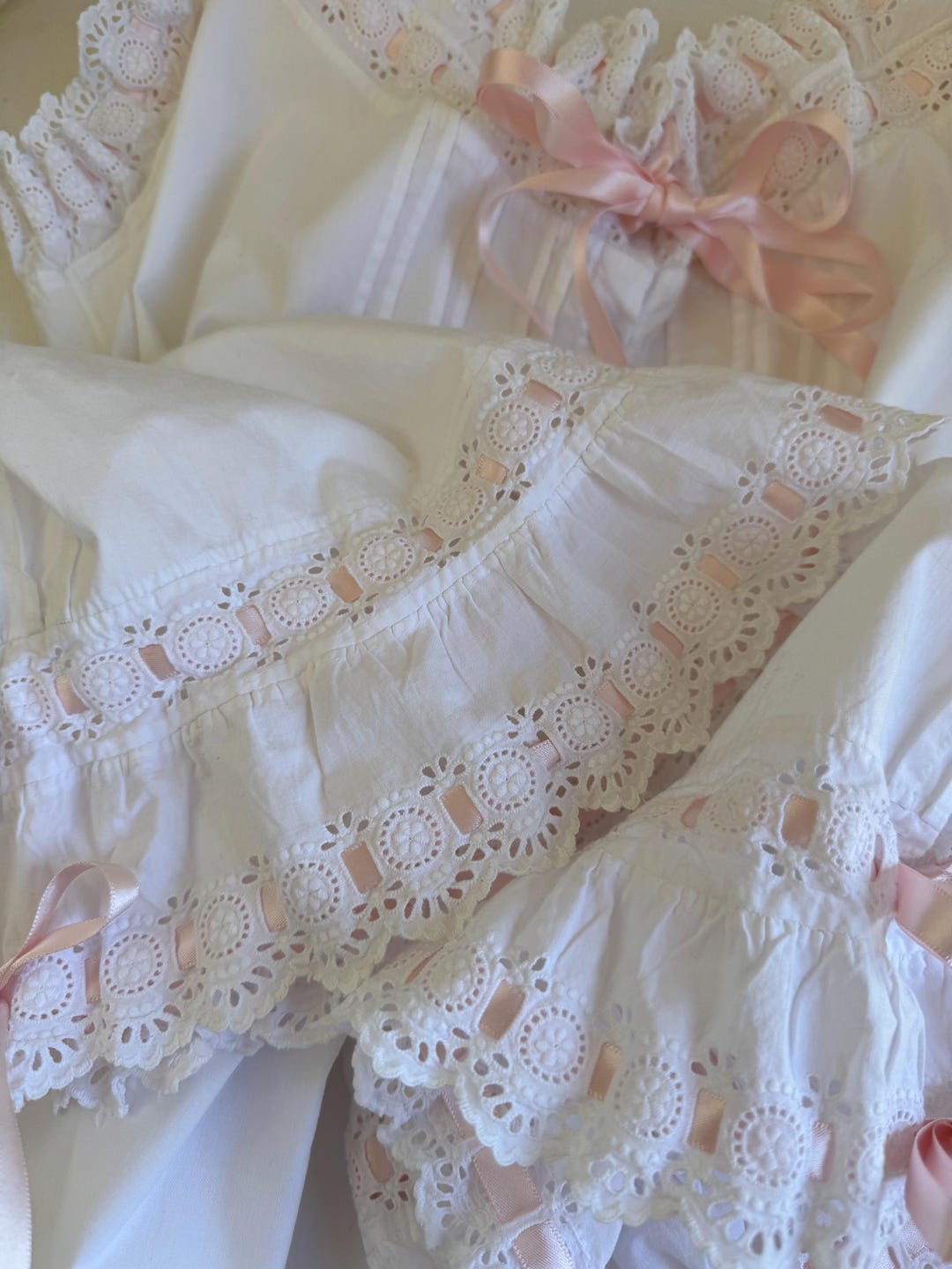 Antique Split Leg Combinations With an Abundance of Hand Embroidery ...