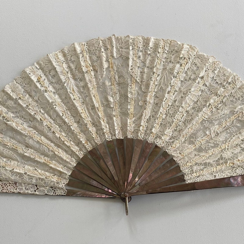 Antique Hand Fan - Etsy