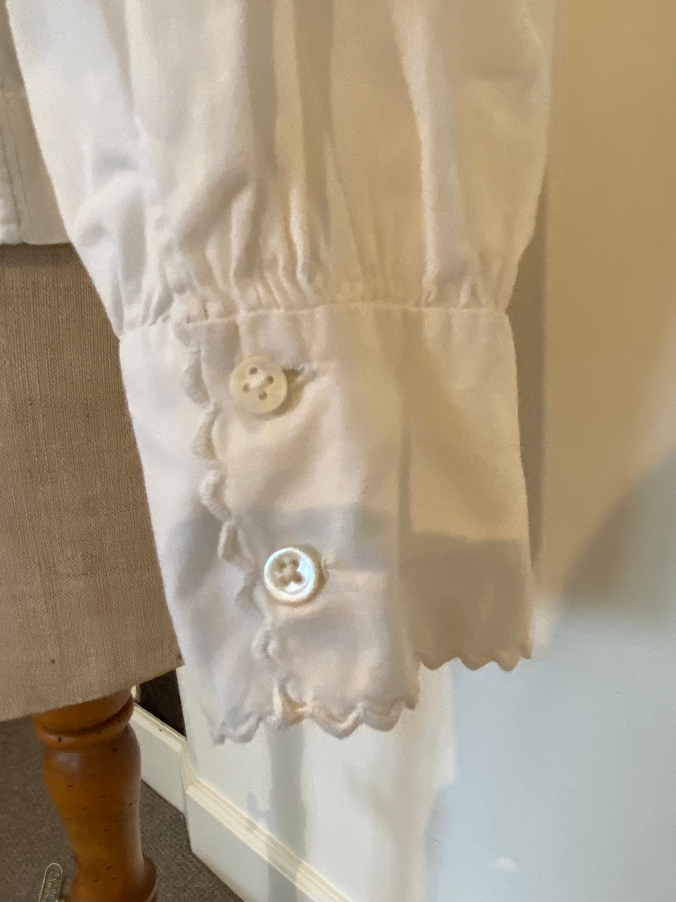 French Antique Blouse With Embroidery and Ric rac Trim . French Antique ...