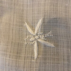 Antique Hand Embroidered Pina Tablecloth. Large Tablecloth Hand ...