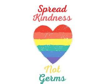 Spread Love Not Germs Nurse SVG Dxf Png Jpg - Etsy