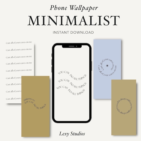 Christian Phone Wallpaper Bible Verse for Strength Iphone | Etsy