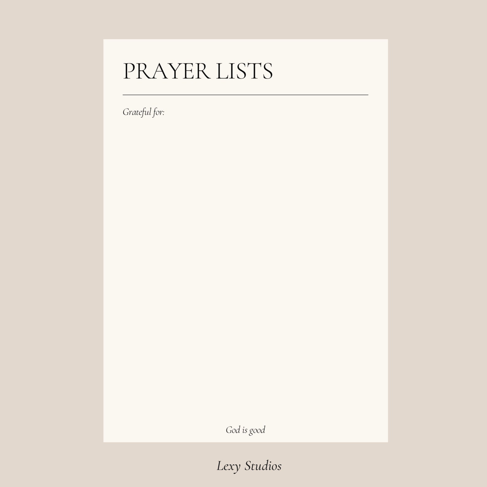 Prayer Journal | Digital Printable | Goodnotes | A5, A4, Letter Insert ...