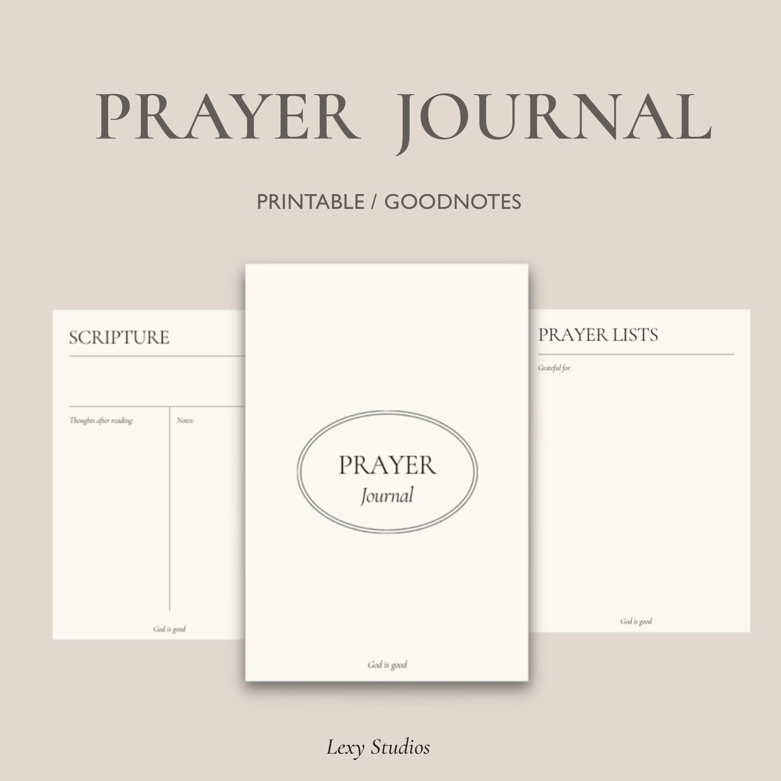 Prayer Journal Digital Printable Goodnotes A5 A4 | Etsy