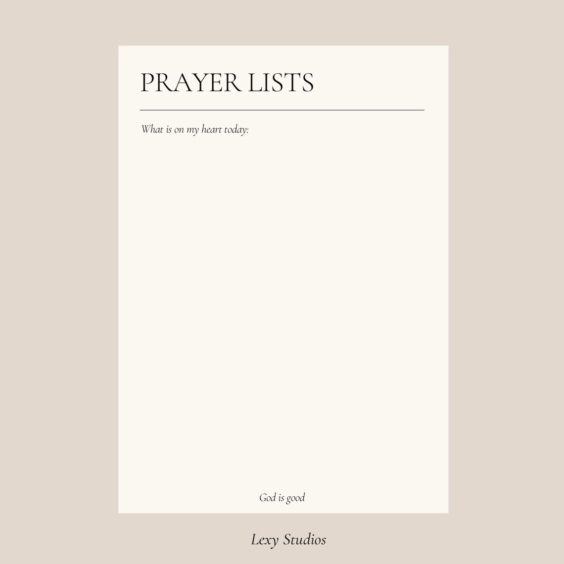 Prayer Journal | Digital Printable | Goodnotes | A5, A4, Letter Insert ...