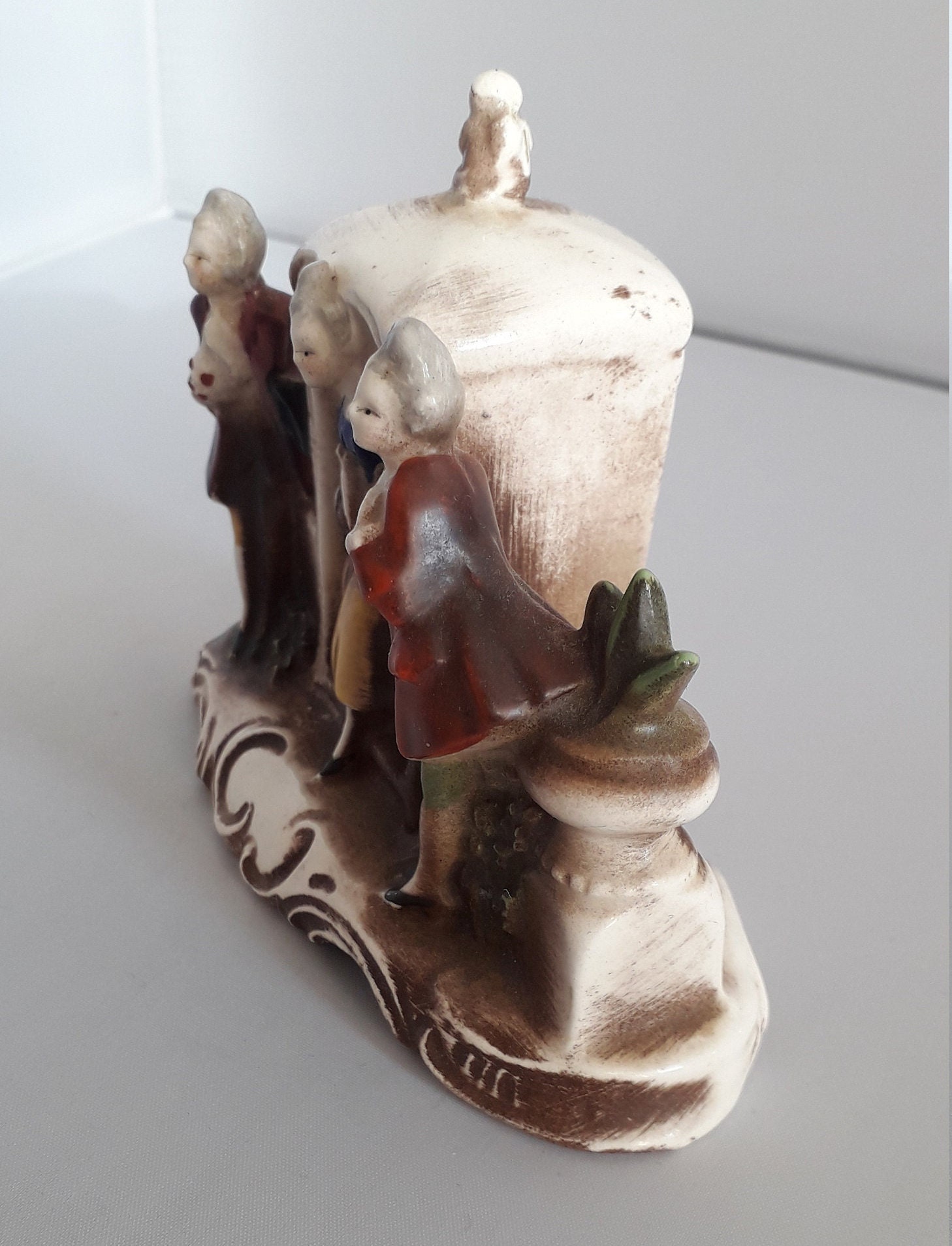 Early Goebel Baroque Figurine Group.. Impressed on Base. - Etsy