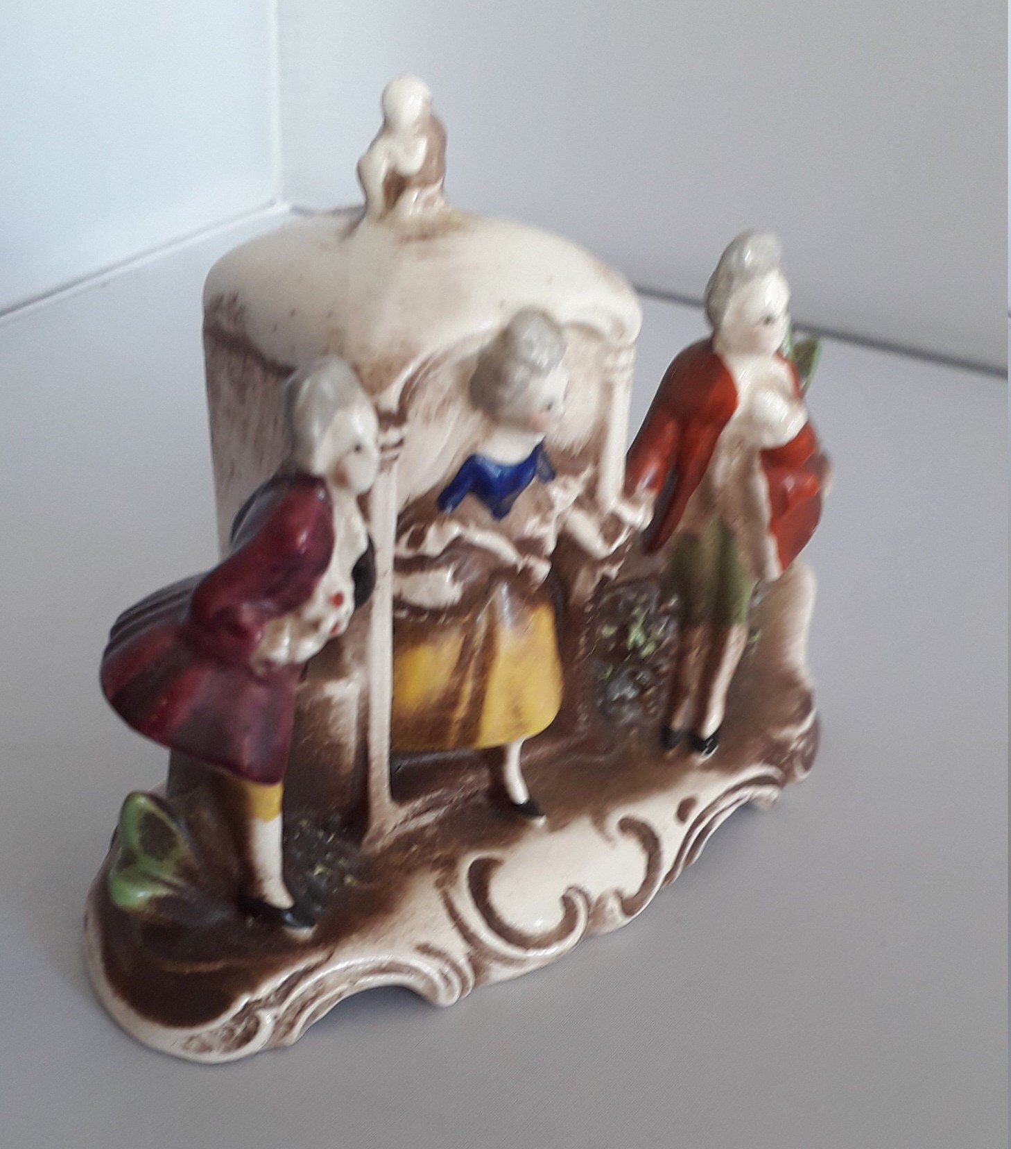 Early Goebel Baroque Figurine Group.. Impressed on Base. - Etsy