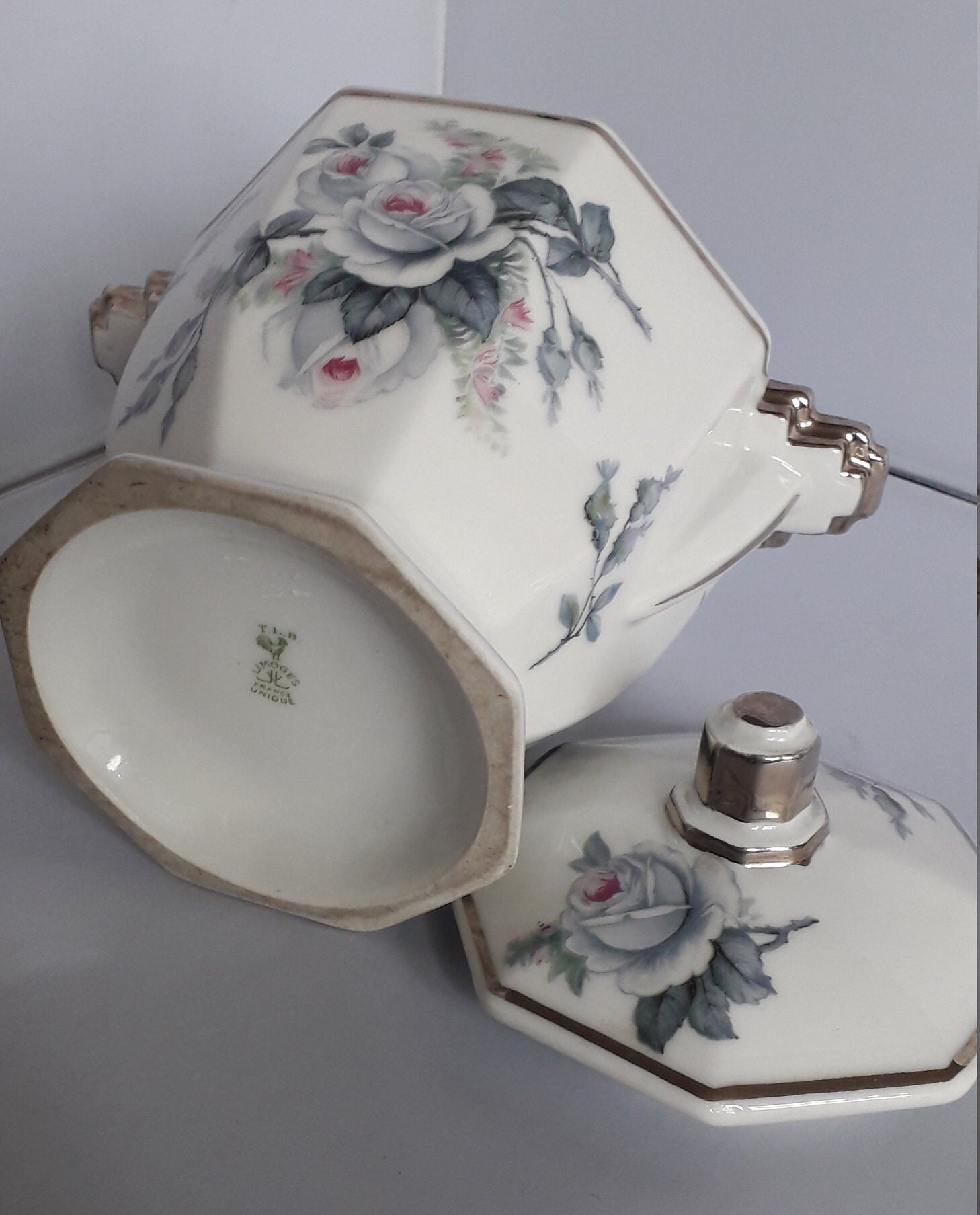 Art Deco Limoges Unique Coffee Pot Cream and Sugar.. - Etsy