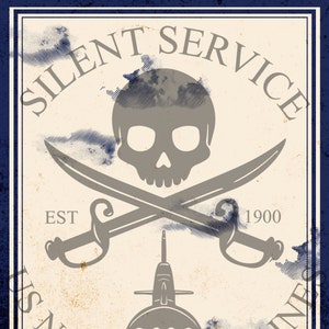 Silent Service SVG Bundle, US Military, Navy, Submarines, Traditional ...