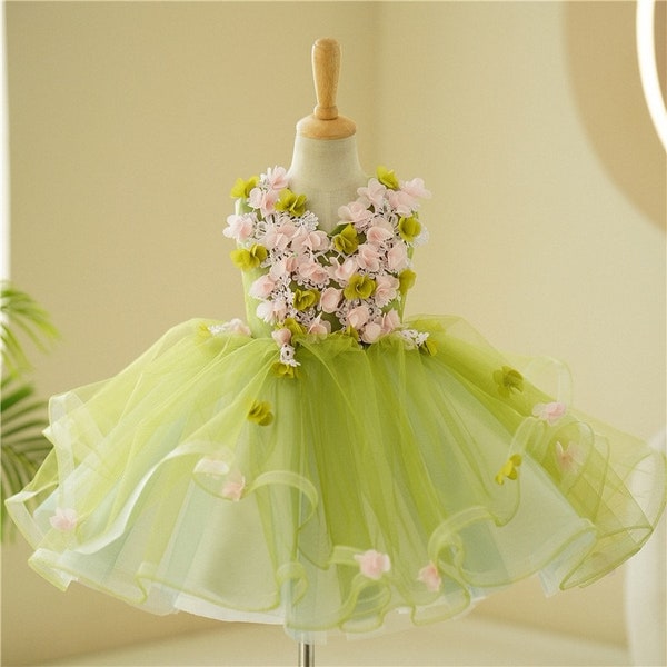Girls Applique Dress - Etsy