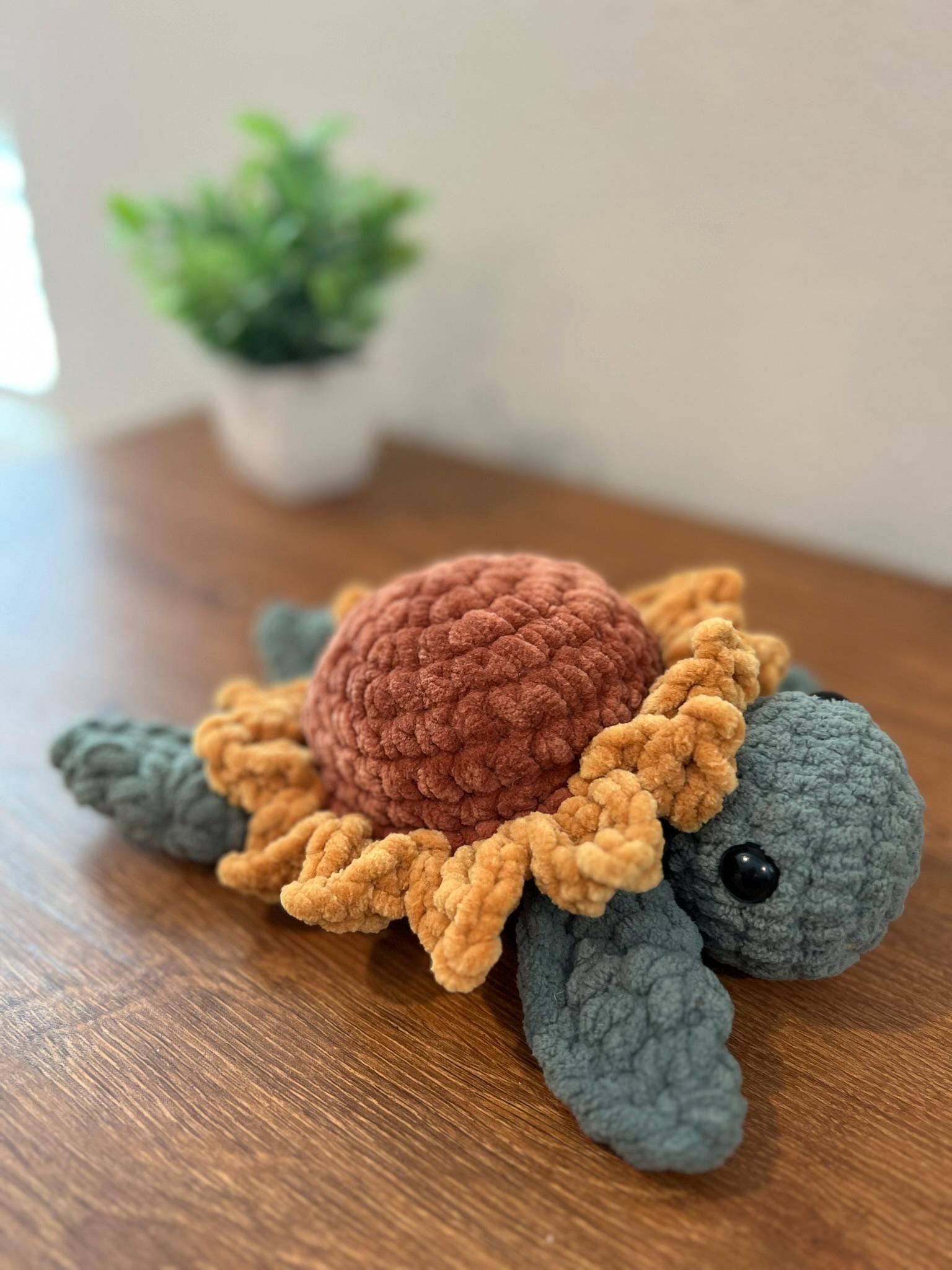 Sunny the Sunflower Turtle Crochet PATTERN, No Sew Amigurumi Tutorial ...