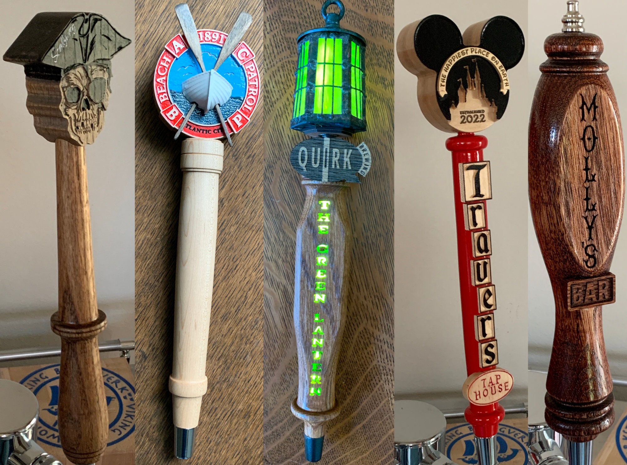 Tap Handles Completely Custom and Unique Made to Order With Your Design ...