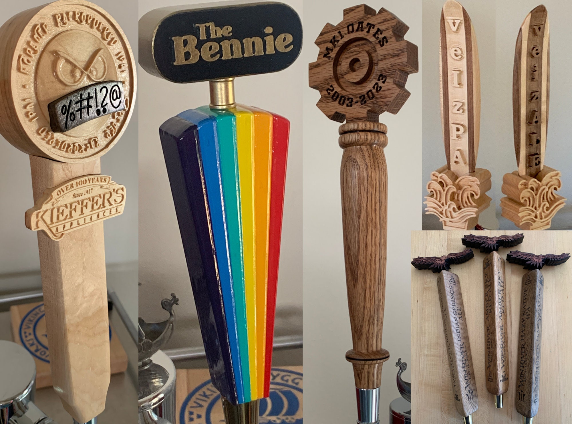 Tap Handles Completely Custom and Unique Made to Order With Your Design ...
