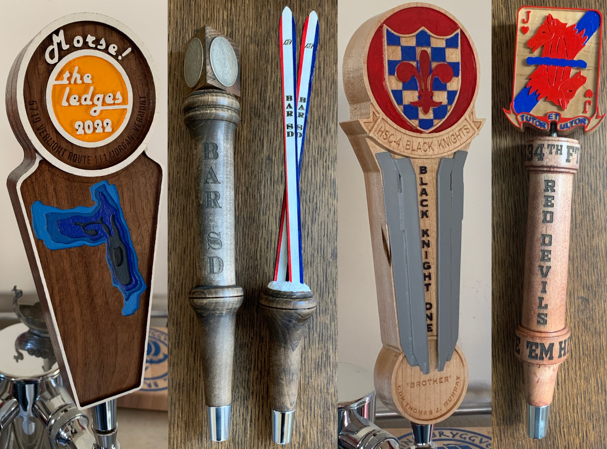 Tap Handles Completely Custom and Unique Made to Order With Your Design ...