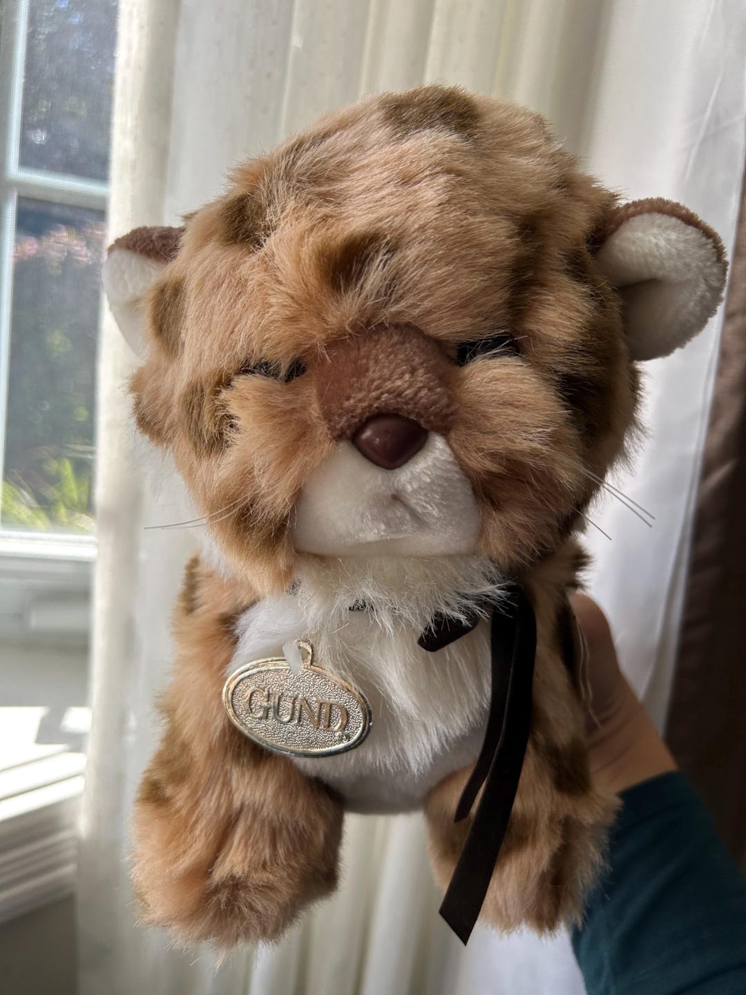 Vintage Gund Tamba Baby Leopard Plush Toy, 1982 Leopard Stuffed Animal ...