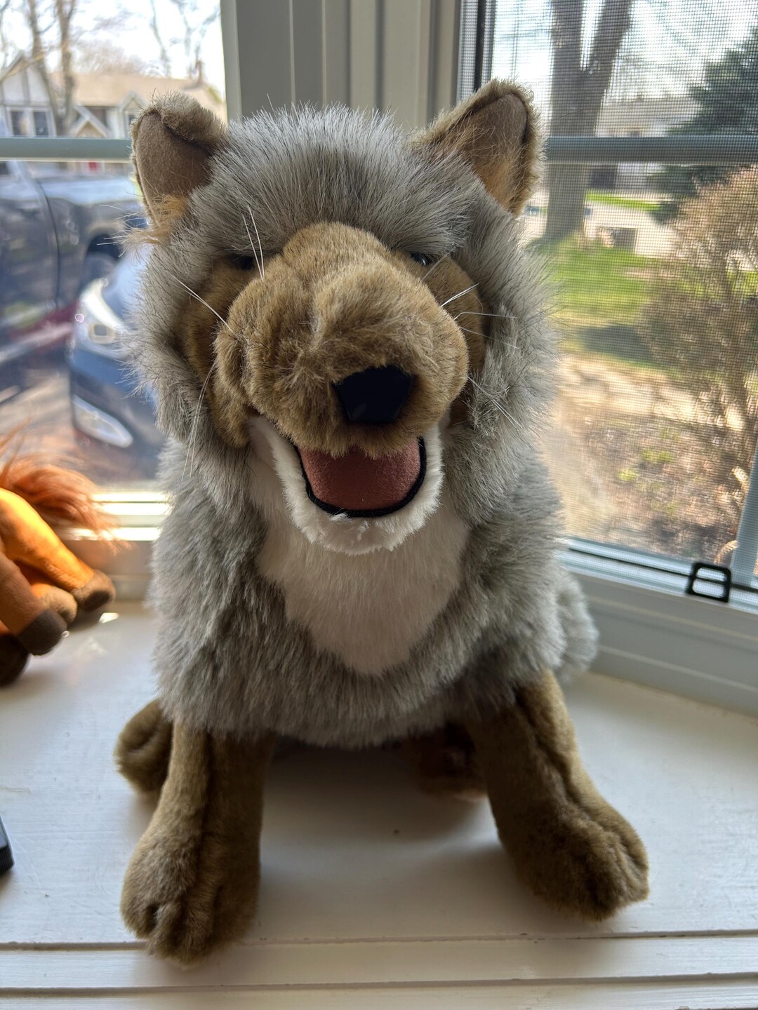 Folkmanis Wolf Puppet, Plush Hand Puppet - Etsy