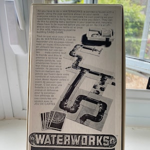 Vintage Waterworks Leaky Pipe Card Game, Parker Brothers - Etsy
