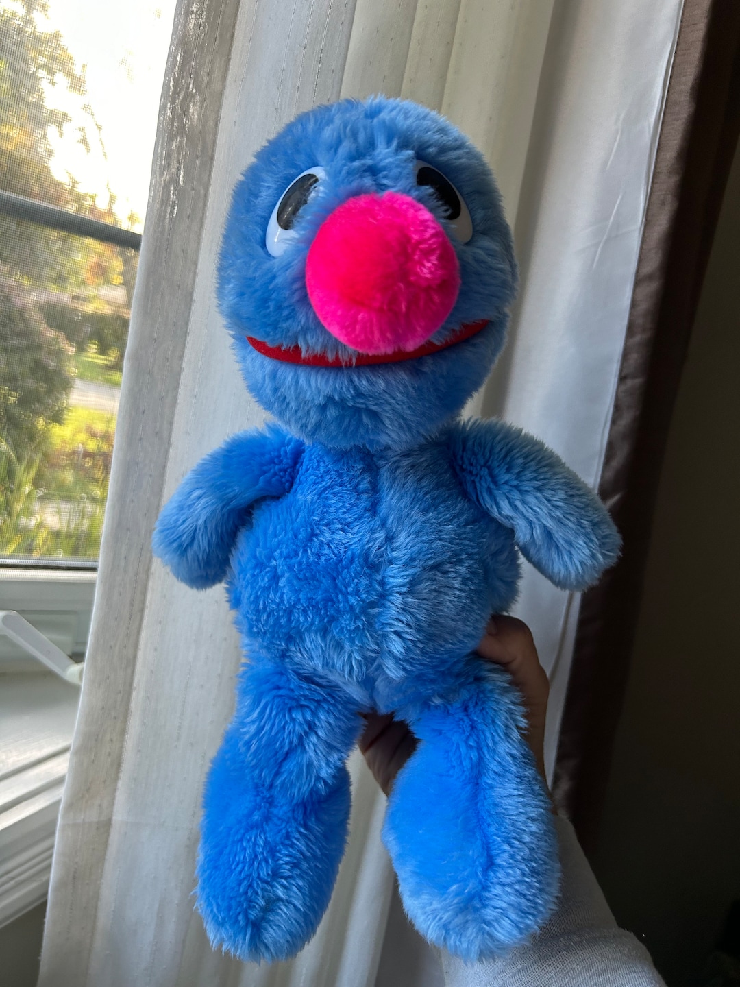 Vintage Plush Grover From Sesame Street - Etsy