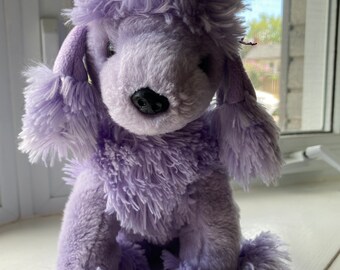 Purple Plush Poodle - Etsy