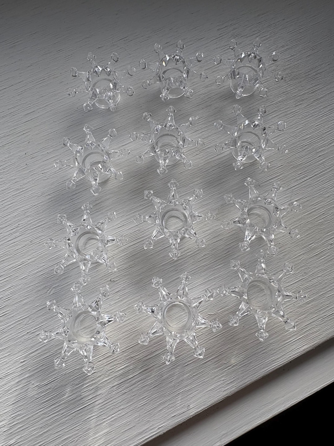 Vintage Christmas Starburst Light Covers, Clear Plastic, Set of 12 - Etsy