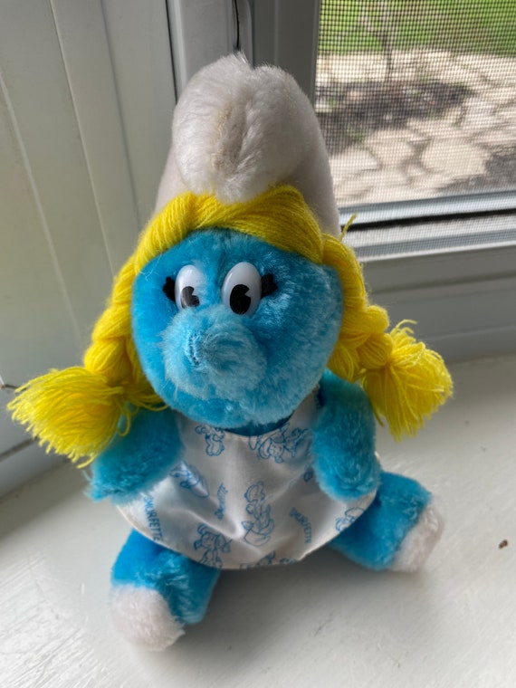 Vintage 1981 Smurfette From the Smurfs Plush Toy Doll Peyo | Etsy