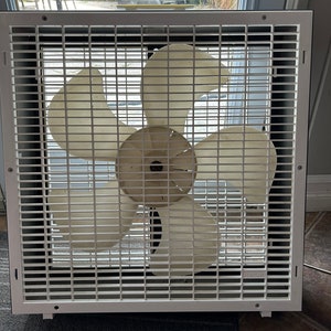 Torcan Box Fan, Vintage Box Fan in Original Box, Retro Square Shaped ...