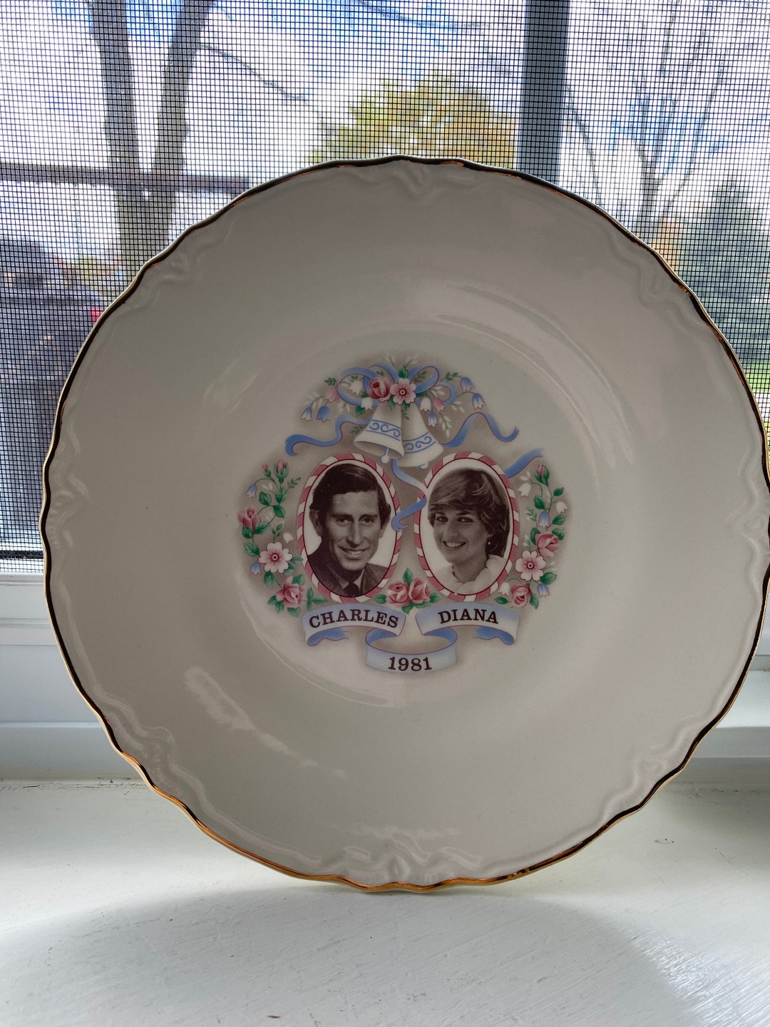 Vintage Commemorative Plate Celebrating the Royal Wedding of Prince ...
