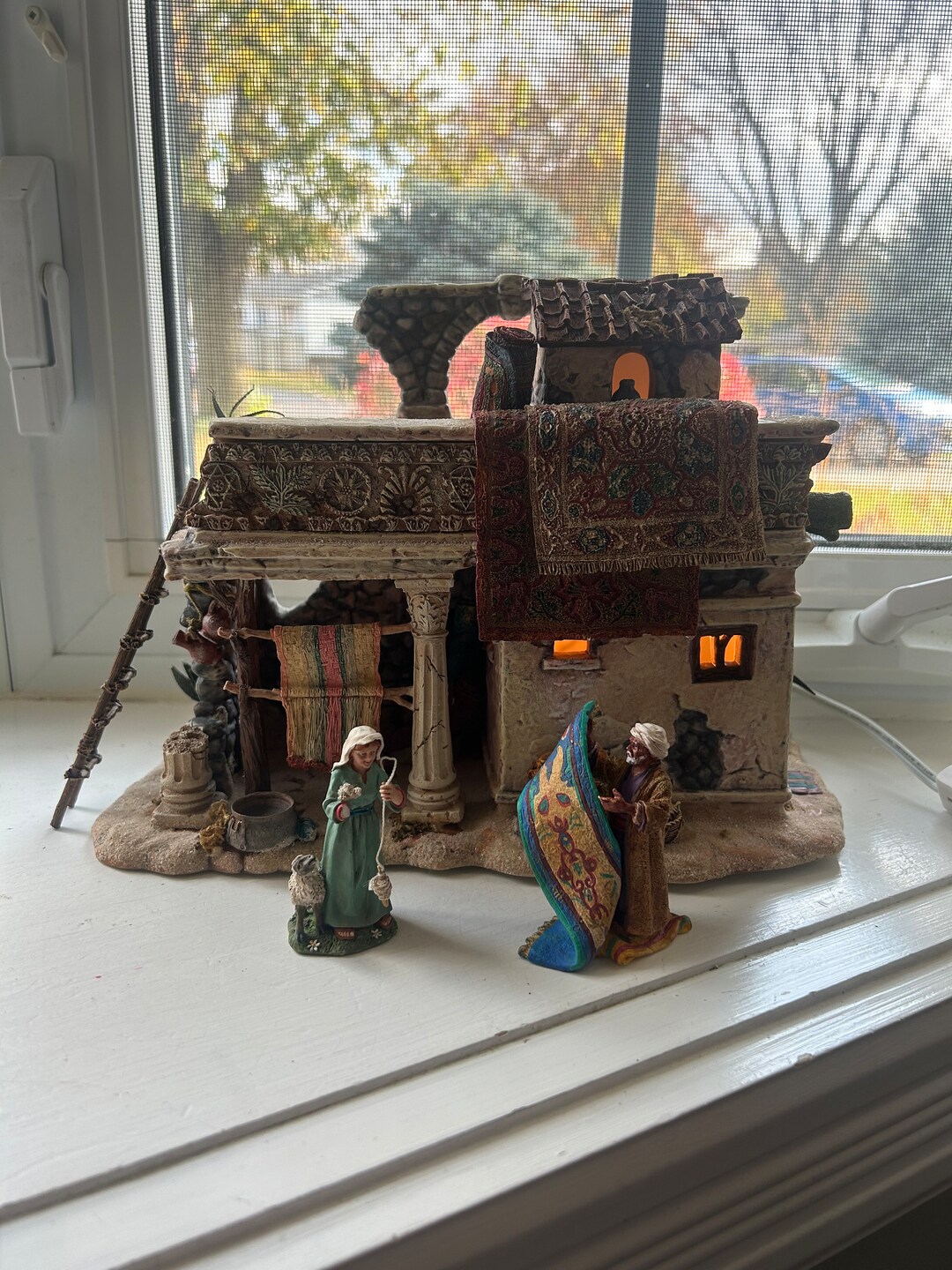 Dept 56 Rug Merchants Colonnade Little Town of Bethlehem, Lighted ...