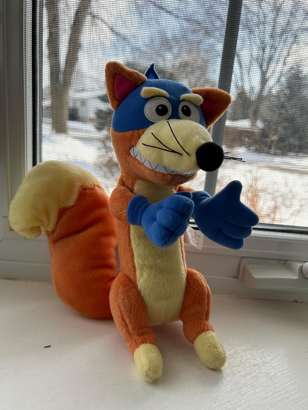 Fisher Price Vintage 2001 Dora the Explorer 10" Swiper the Fox Plush ...