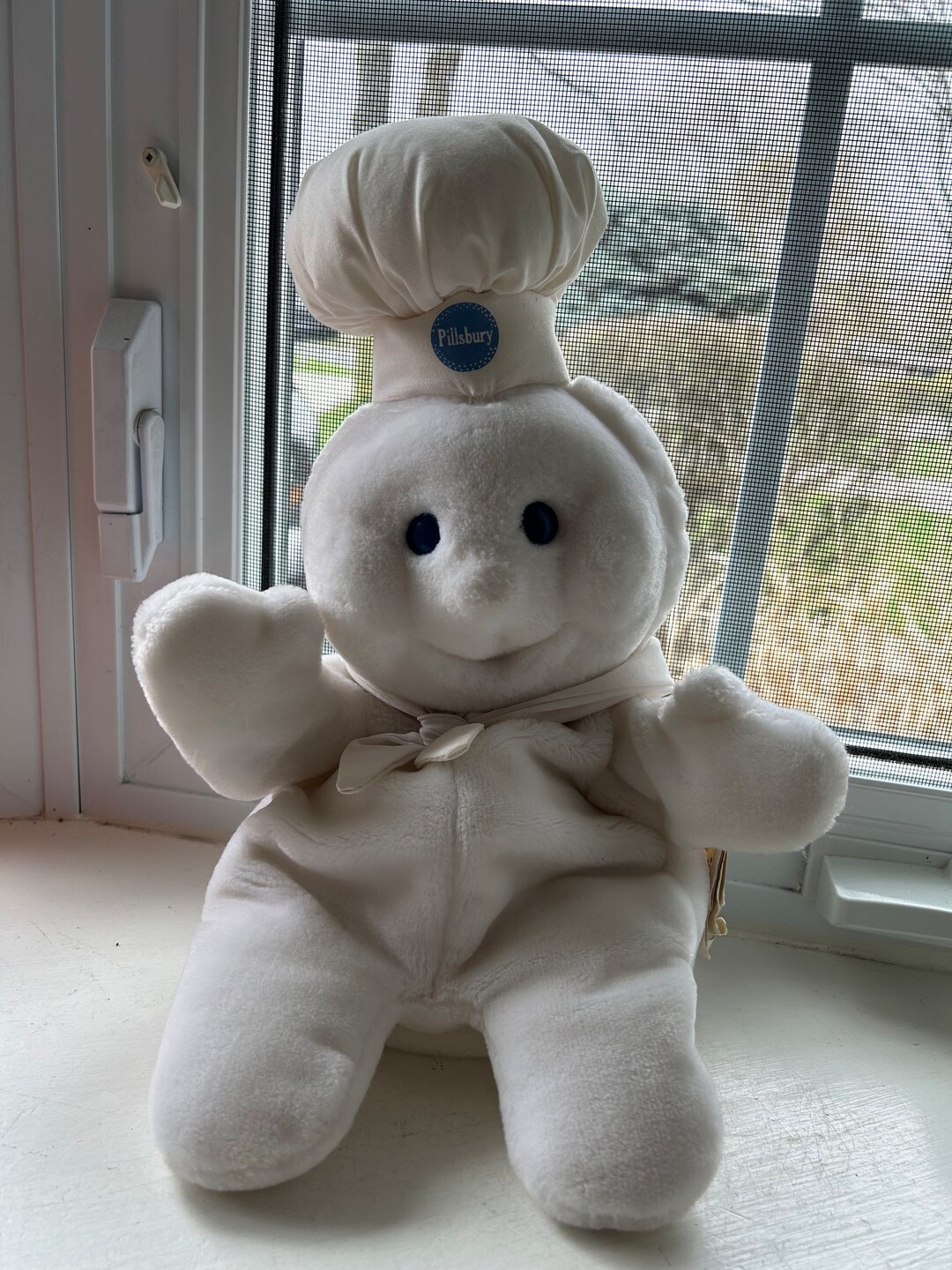 Vintage Dakin Pillsbury Doughboy Poppin' Fresh Stuffed Hand Puppet ...
