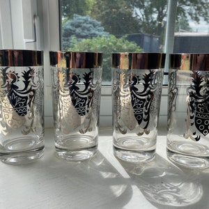 Vintage Silver Fade Kimiko - Retro Water Tumbler - Set of 4 Vintage ...