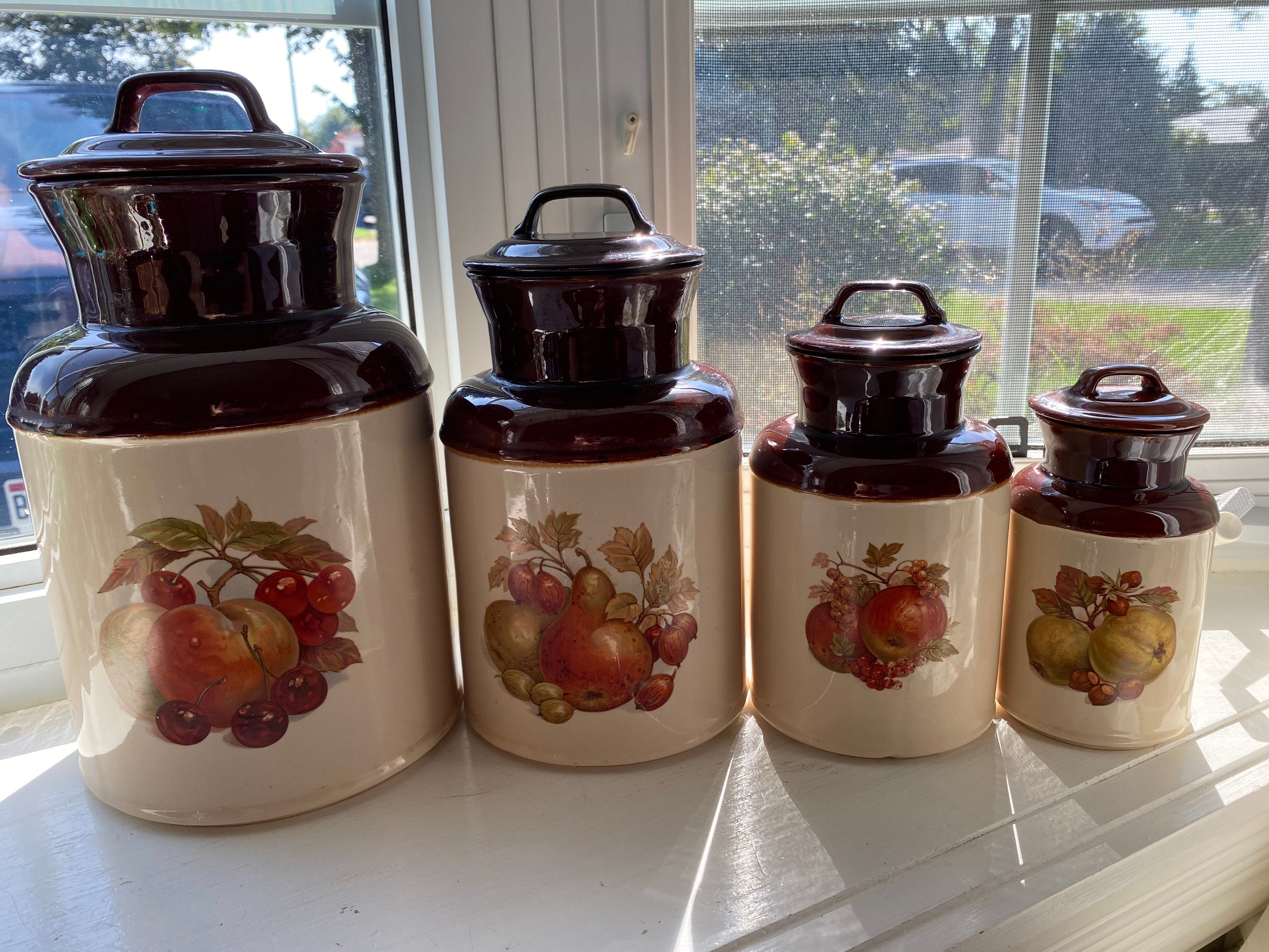 Vintage Mccoy Milk-can Style Canister Set of 4 in Excellent - Etsy