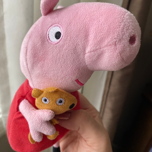 Peppa Pig Teddy Bear - Etsy
