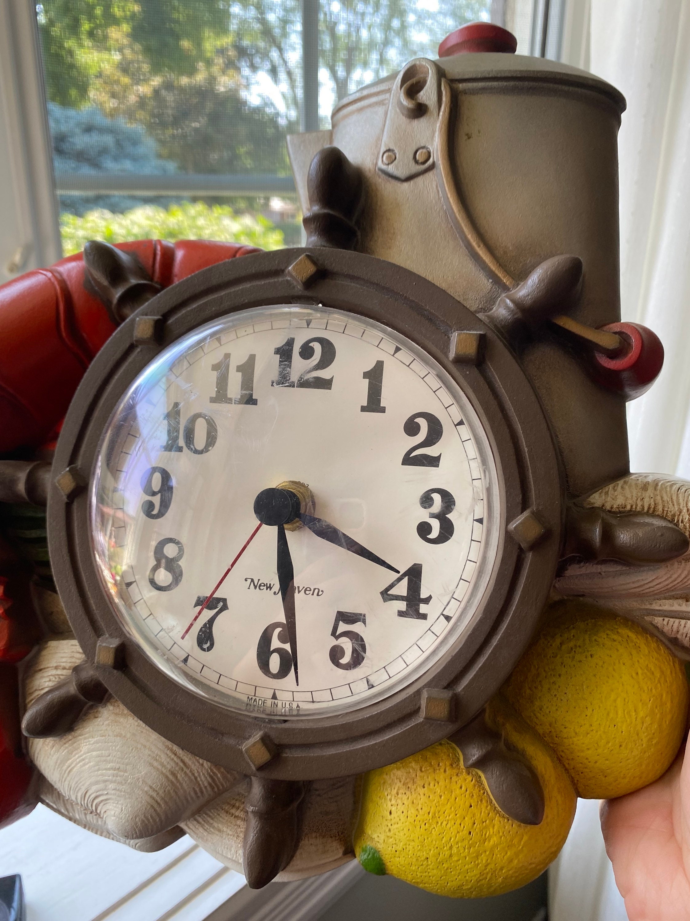 Vintage Burwood Lobster Clock Clam Bake Kitchen Clock New - Etsy