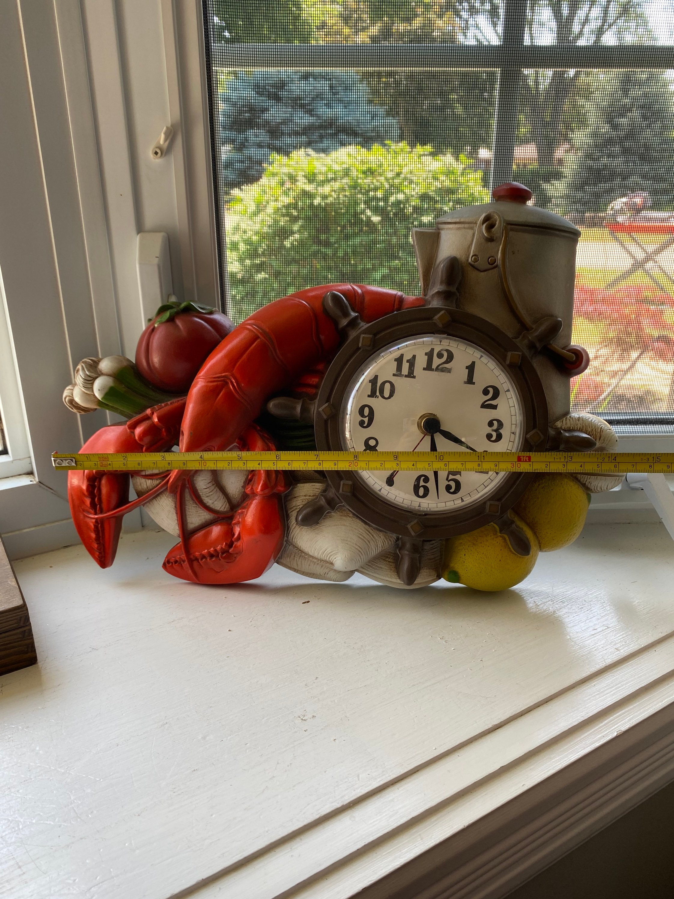 Vintage Burwood Lobster Clock Clam Bake Kitchen Clock New - Etsy