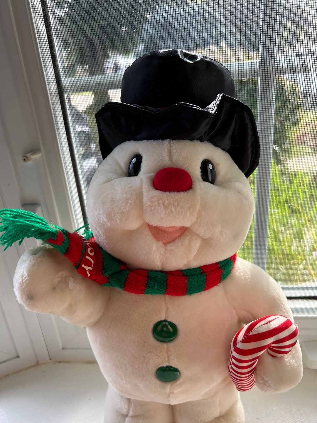 Frosty the Snowman Plush, 1992 Frosty, Play by Play - Etsy