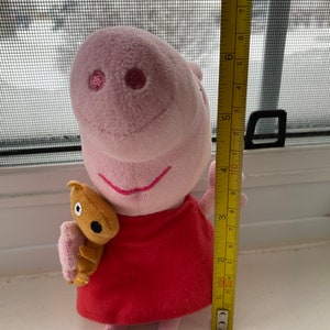 Ty Beanie Peppa Pig Holding Her Teddy Bear Plush Toy - Etsy