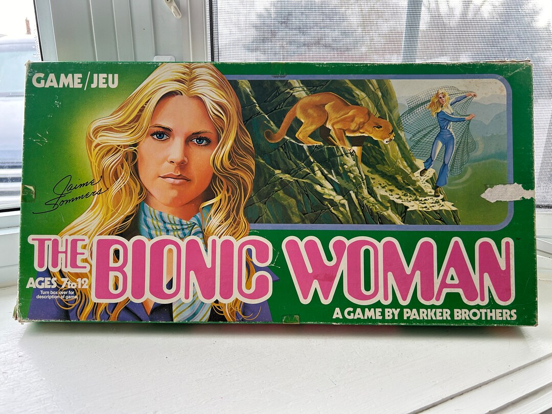 Vintage 1975 Bionic Woman Board Game, Jaime Sommers, Parker Brothers - Etsy