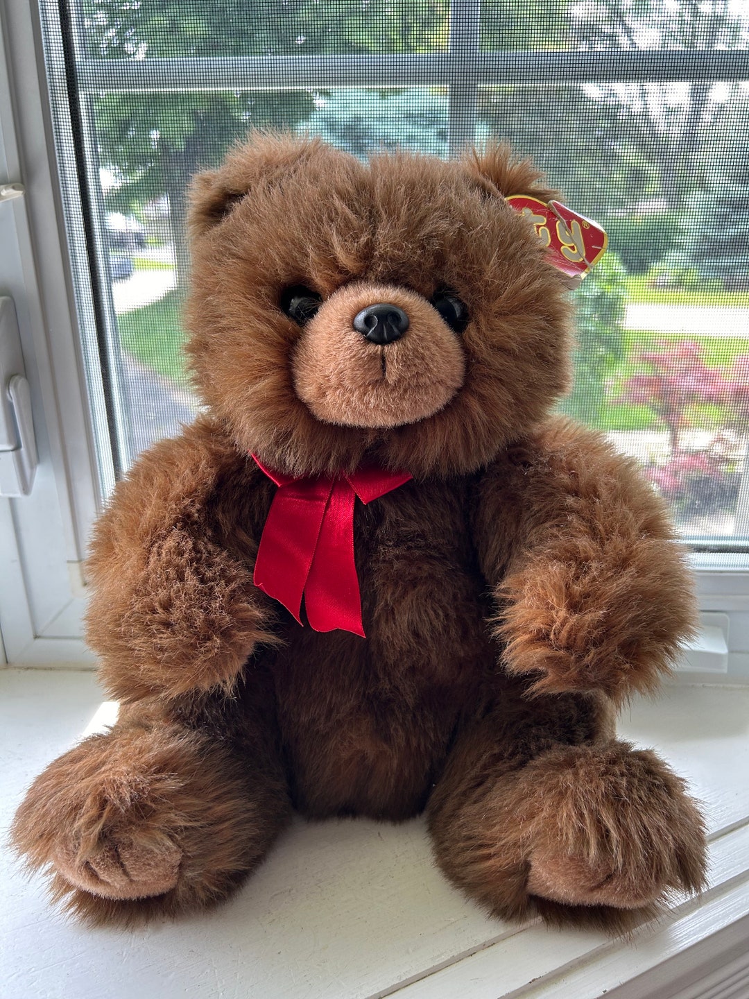 Vintage Ty Mcgee Teddy Bear, Style 5001, Retired, 1990, Plush Toy ...