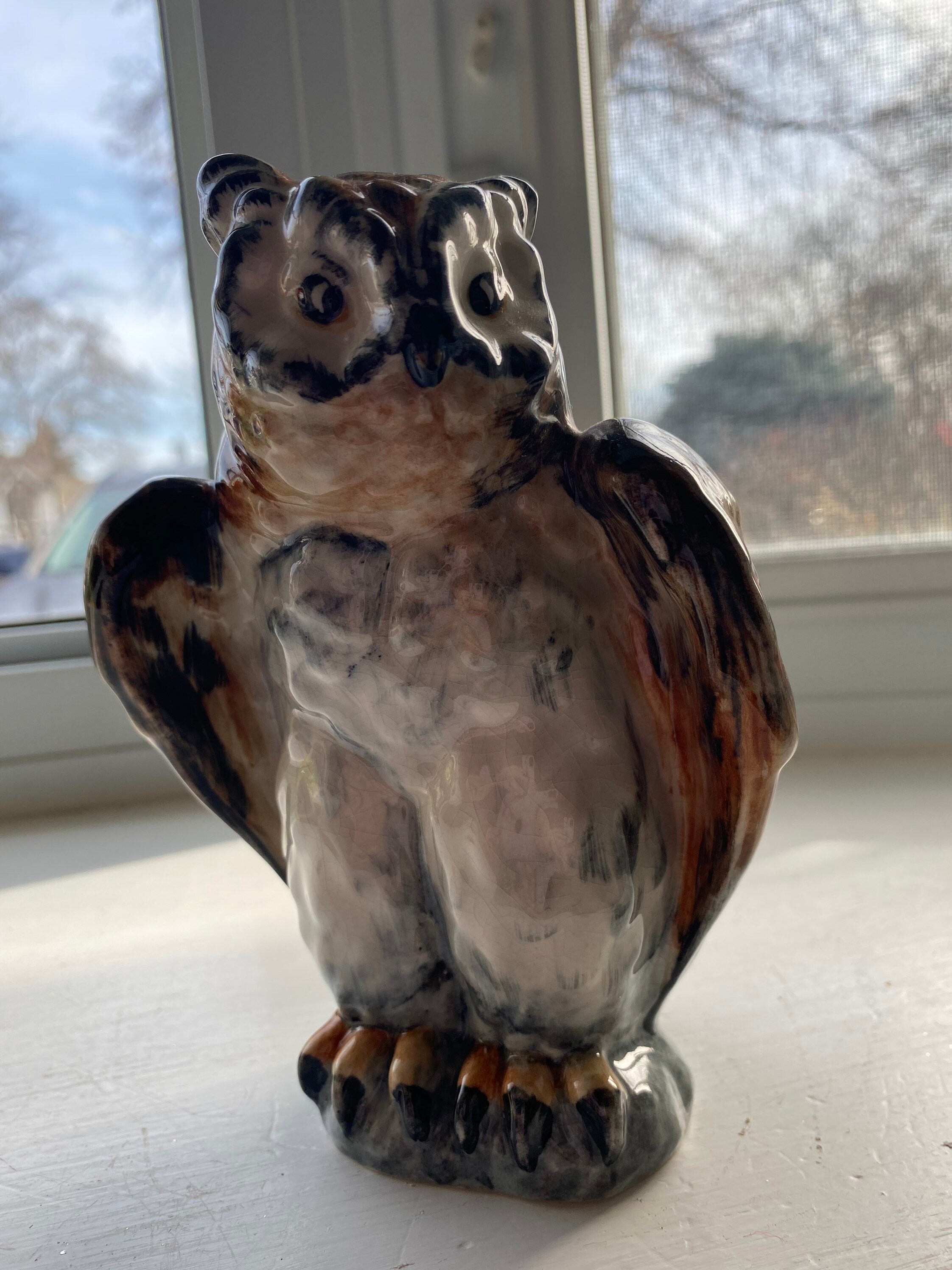 Vintage Goldscheider Ceramic Owl Made by Myott Son & Co - Etsy