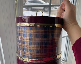 Plaid Ice Bucket - Etsy