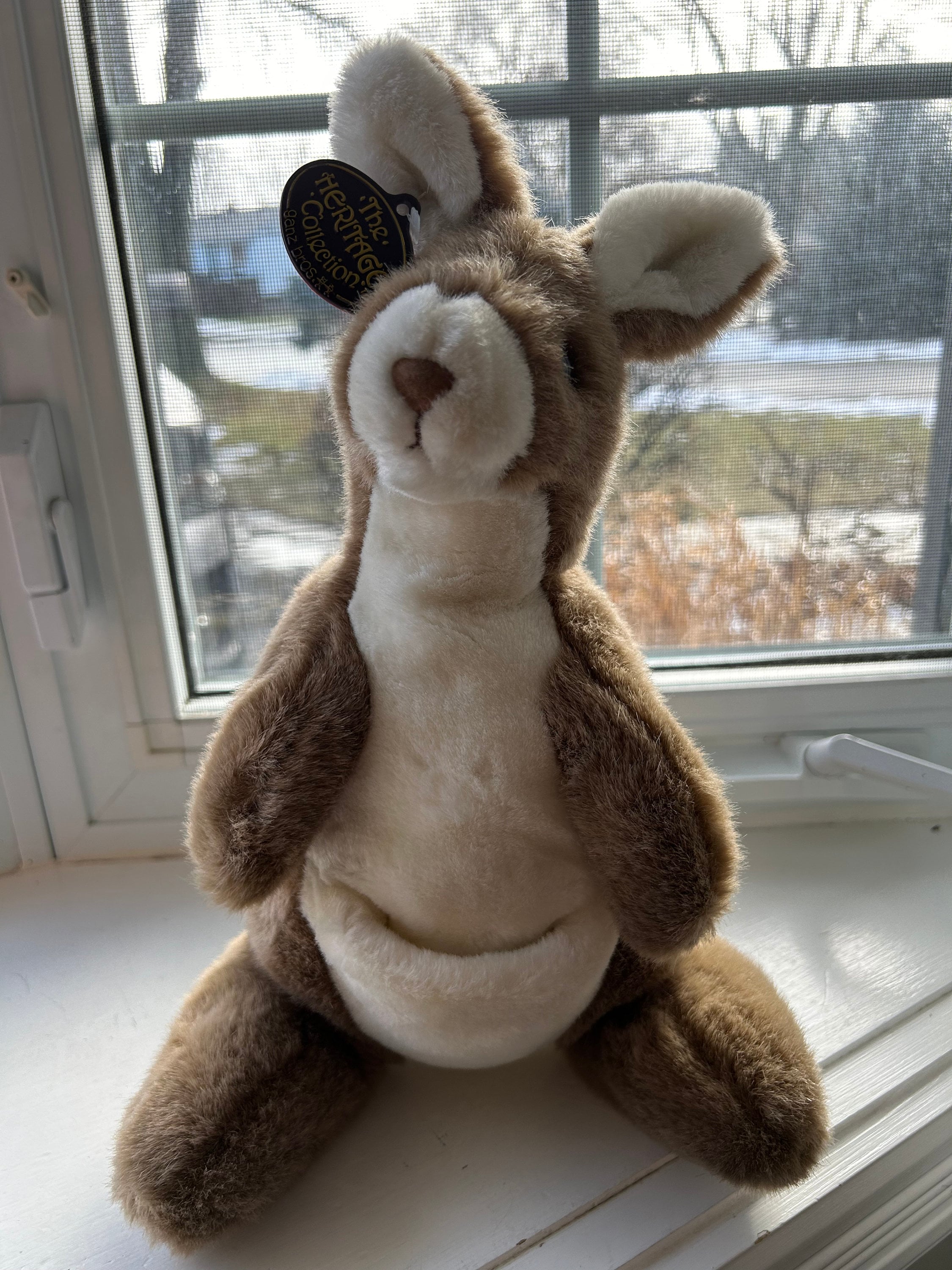Vintage Kangaroo Plush, the Heritage Collection Ganz Bros, 1989 Sheila ...