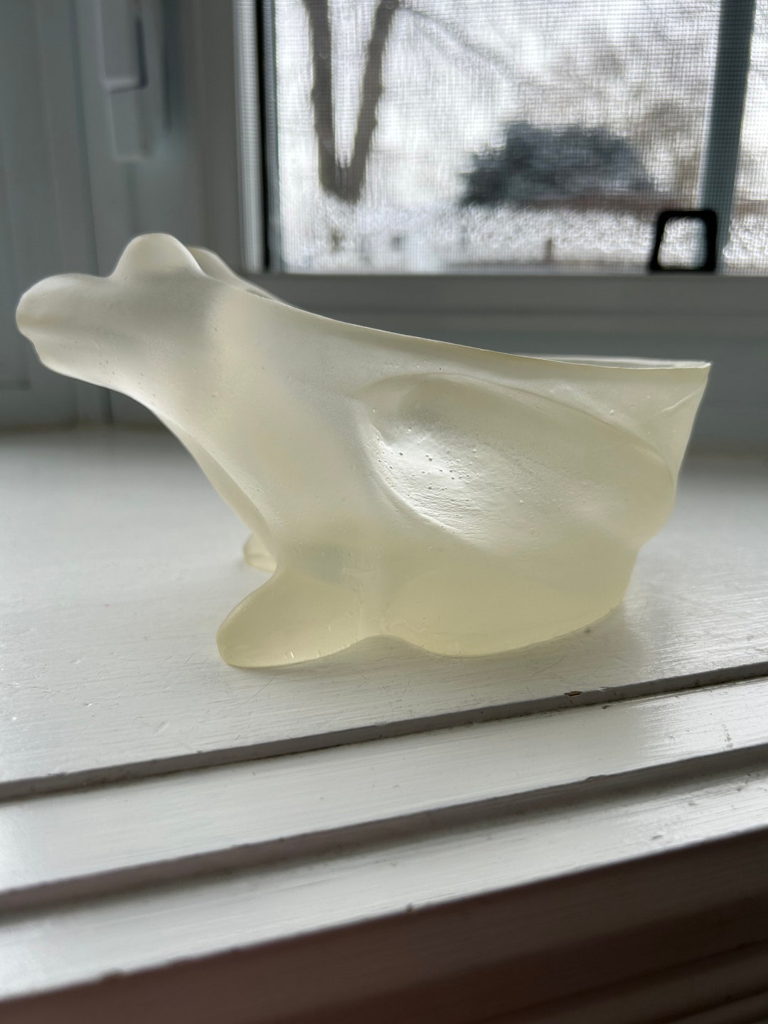 Vintage Acrylic Frog Planter, MCM Frog Bowl - Etsy