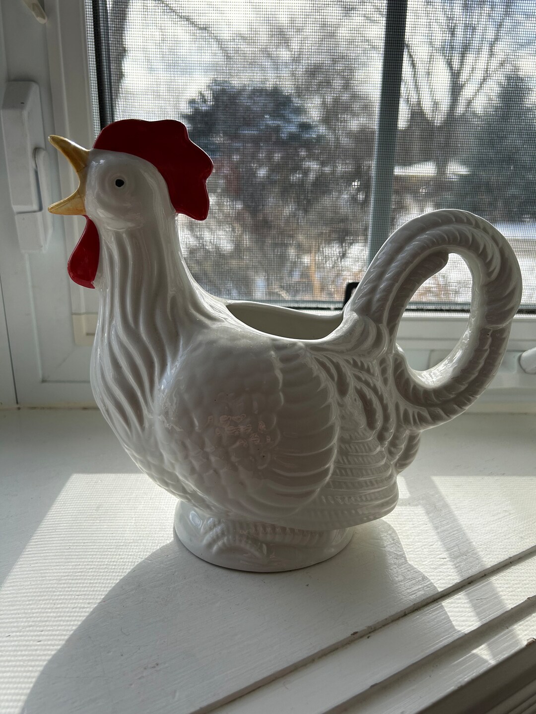 Vintage Rooster Pitcher, Ceramic Pitcher - Etsy