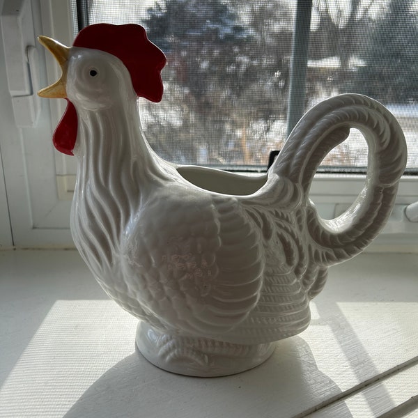 Rooster Pitcher - Etsy