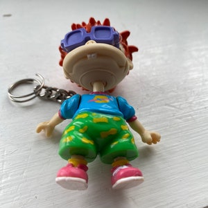 Rugrats Chuckie Finster Keychain, 1997 Viacom, Nickelodeon, Rugrats ...