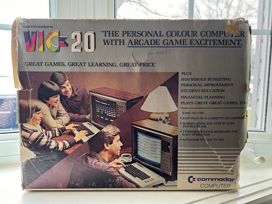 Vintage Commodore Vic-20, Commodore Computer, Original Box, Made in Canada - Etsy