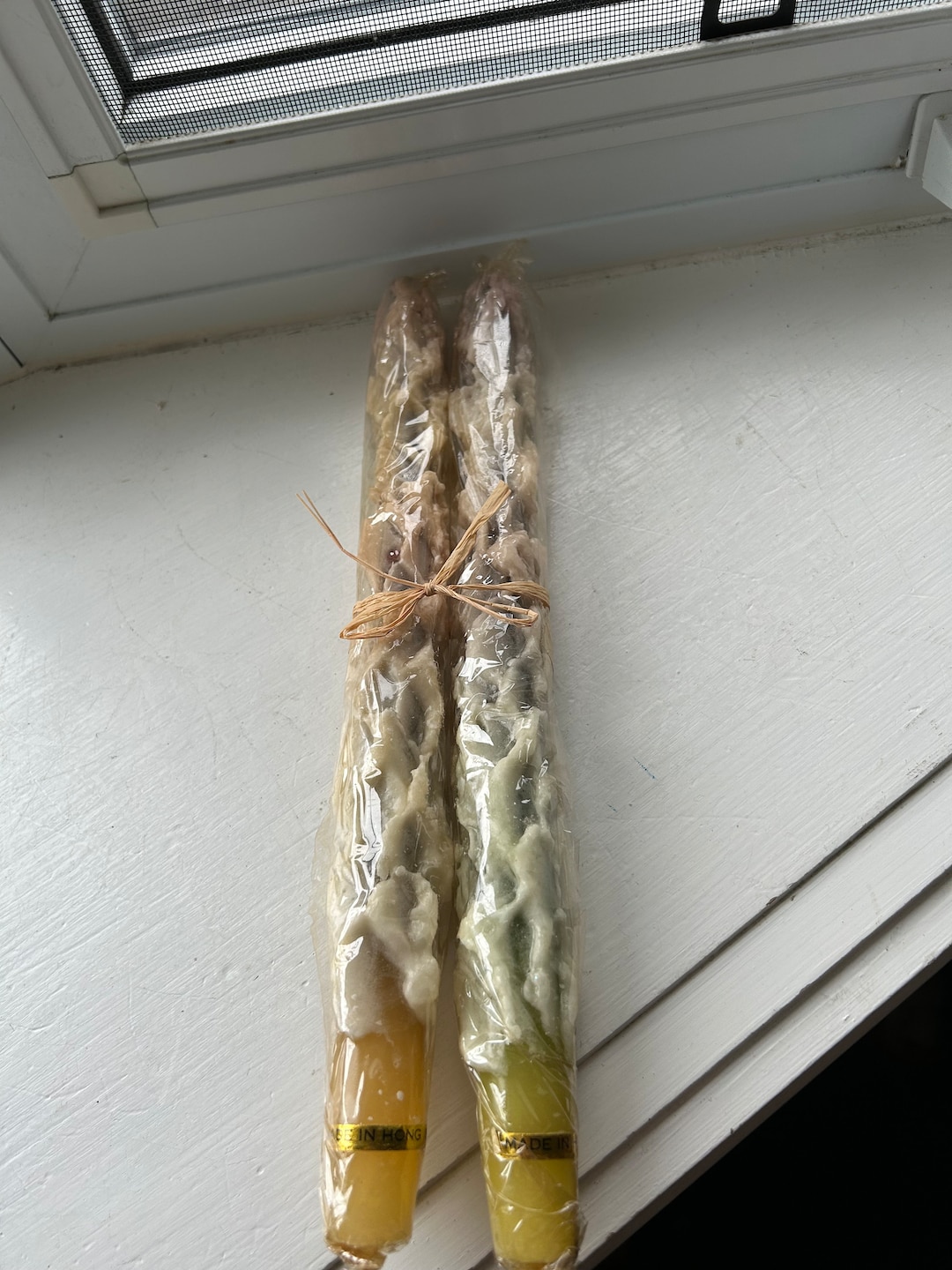 Vintage Drip Candles, Faded Rainbow, Wine Bottle Drip Candles, Made in ...